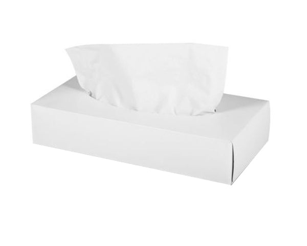 Soft, durable 2-ply tissues, 100 sheets