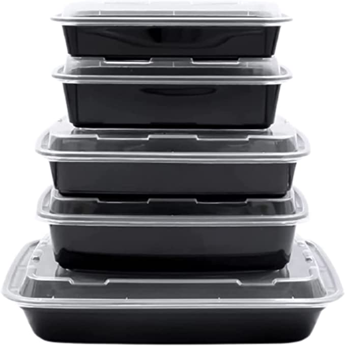 Microwavable Plastic Container Set
